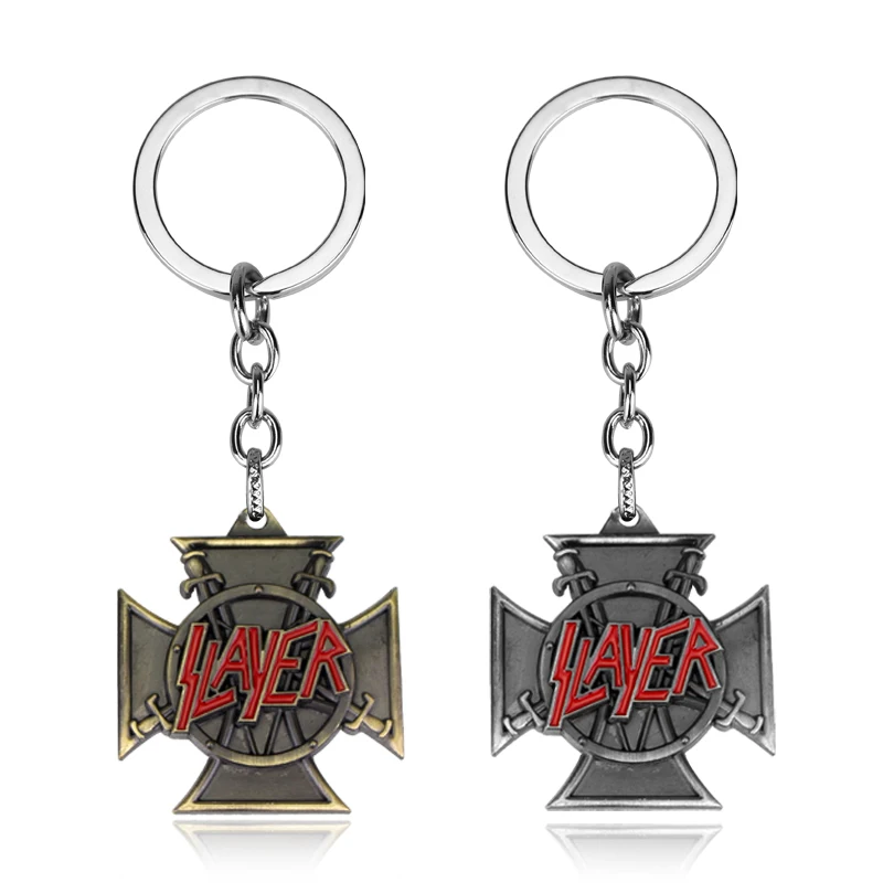 dongsheng-Music-Band-Slayer-Keychains-American-Fashion-Speed-Metal-Rock ...
