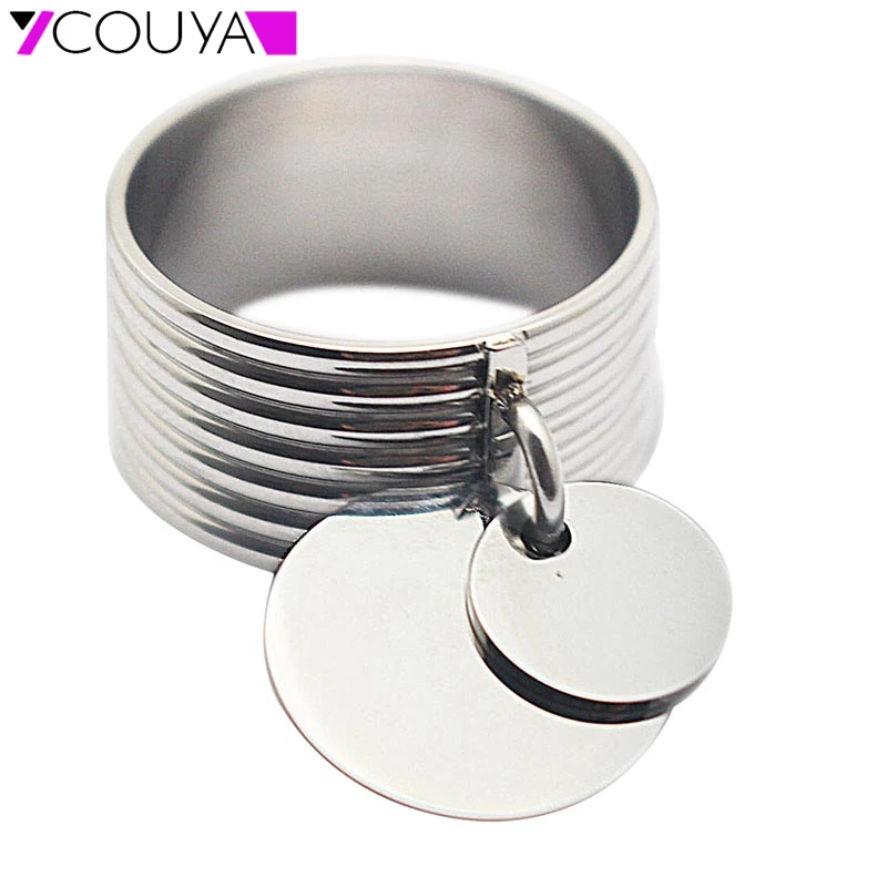 New Fashion Rings For Women Screw Pattern Rings 316l Stainless Steel ...