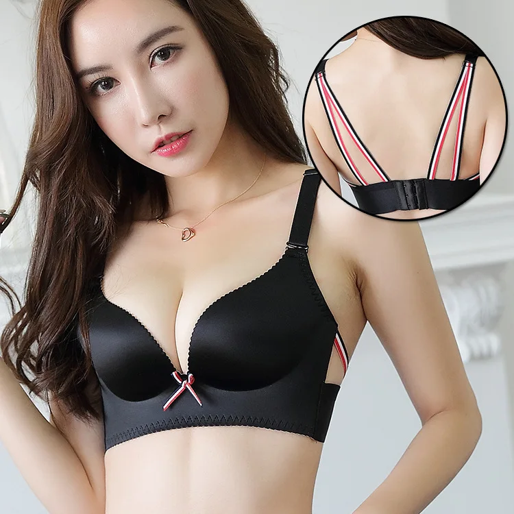The Latest Burst Of Thin Cups High Breathable Summer New Bra Thin Section Gather Close Milk