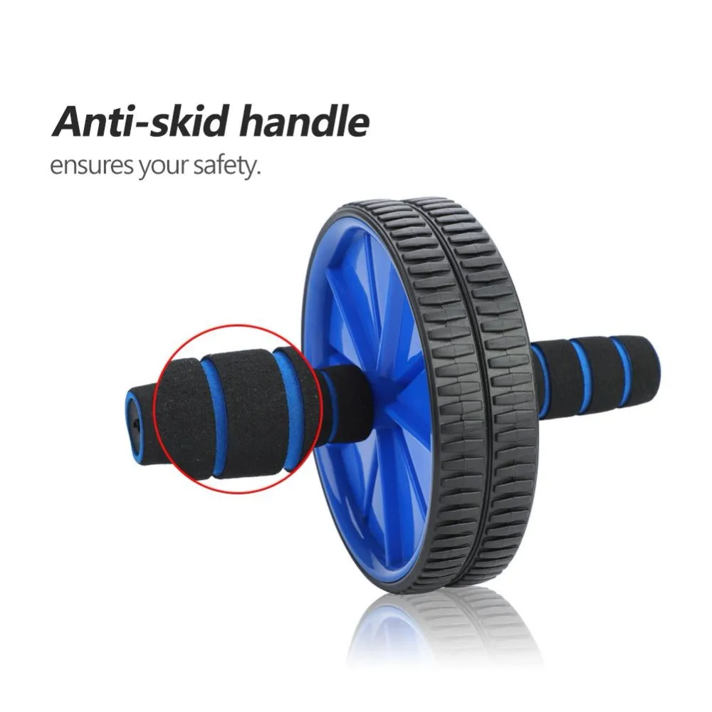 Ab Gym Sport Double-wheels Abdominal Wheel Roller Fitness Gymnastic ...