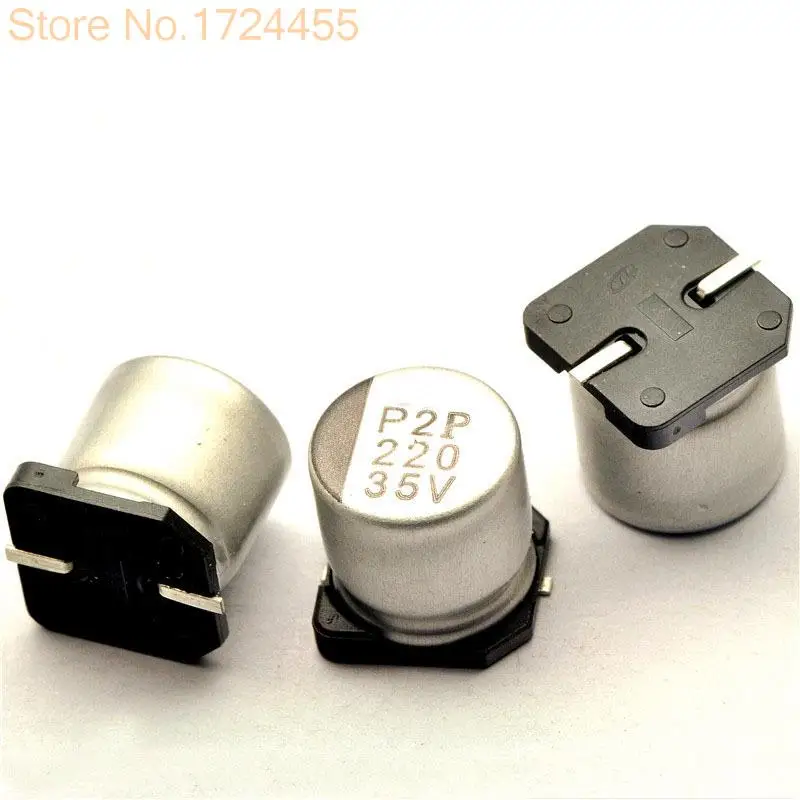 NEW SMD aluminum electrolytic capacitors 35V / 220UF volume 8 * 10.3MM SMD capacitors (20PC ...