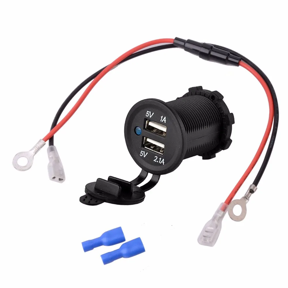 DC 12~24V 3.1A DIY Waterproof Dual USB Car Charger Adapter Car USB ... DC 12~24V 3.1A DIY Waterproof Dual USB Car Charger Adapter Car USB ...