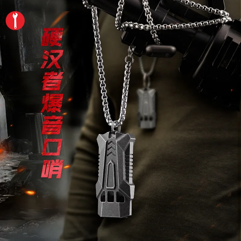 Heavy-Duty-Aluminum-Alloy-Whistle-Up-to-120db-High-Decibel-Three-Tubes ...