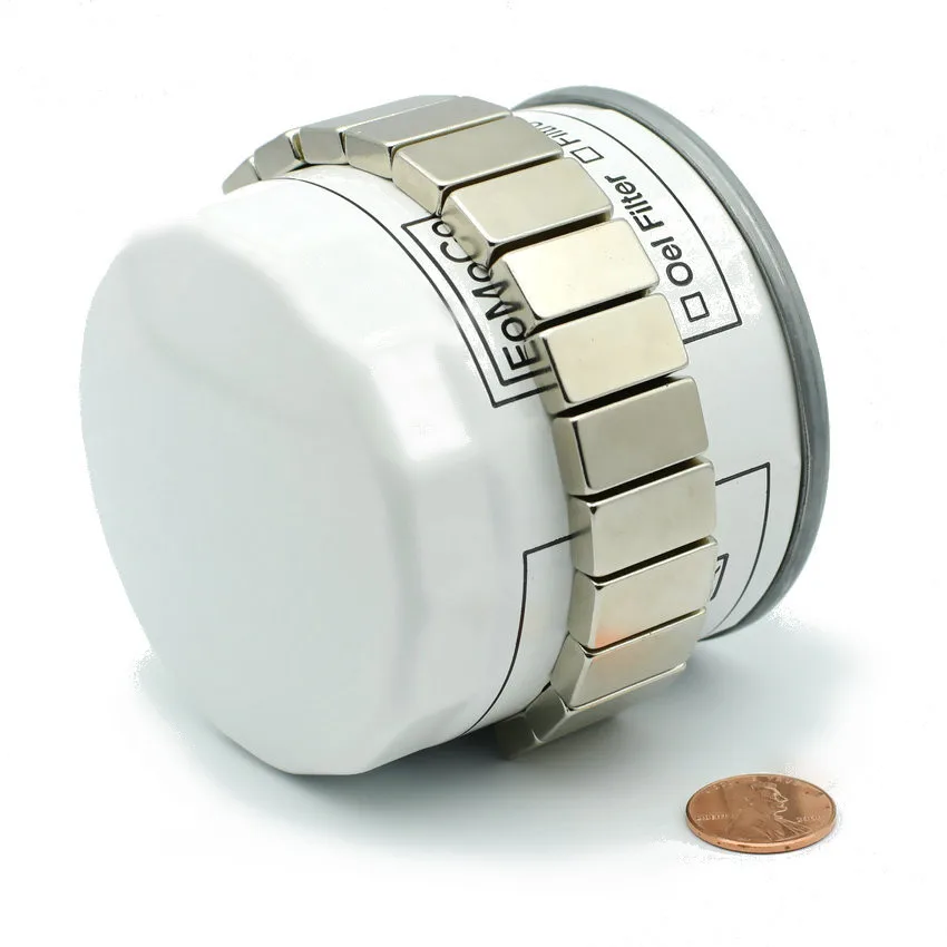 Automotive Oil Filter Magnet Ndfeb Block 20x10x5 (+/-0.1) Mm Neodymium ...