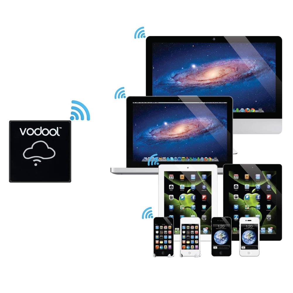 Купить vodool алюминиевого сплава i-box памяти wi-fi хранения коробка с ...