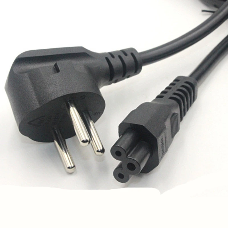 Israel Power Cable Plug 3 X0.75 Universal 3 Prong Power Cord C5 Cable 1 ...