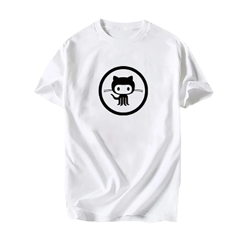 Mens Womens T Shirts Fashion 2018 Unisex T Shirt Unisex Github Graphic Tshirt Casual Basic ...