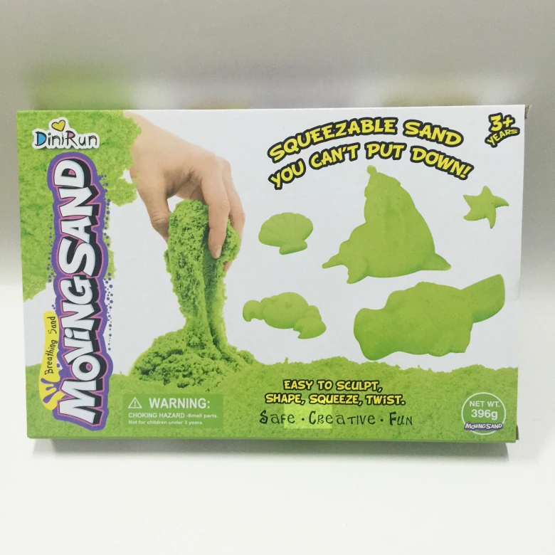Magic Moving Sand, Creative Playing Dynamic Sand, 396G Sand, 4 Colors ...