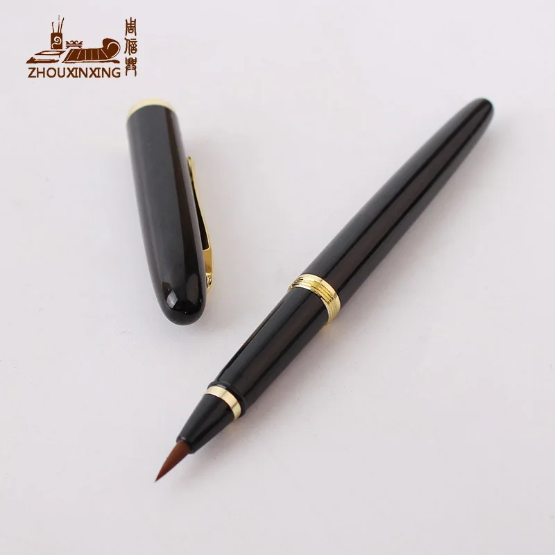 1pcs Weasel Hair Fountain Pen Style Soft Pen Steel Pole Small Regular ...
