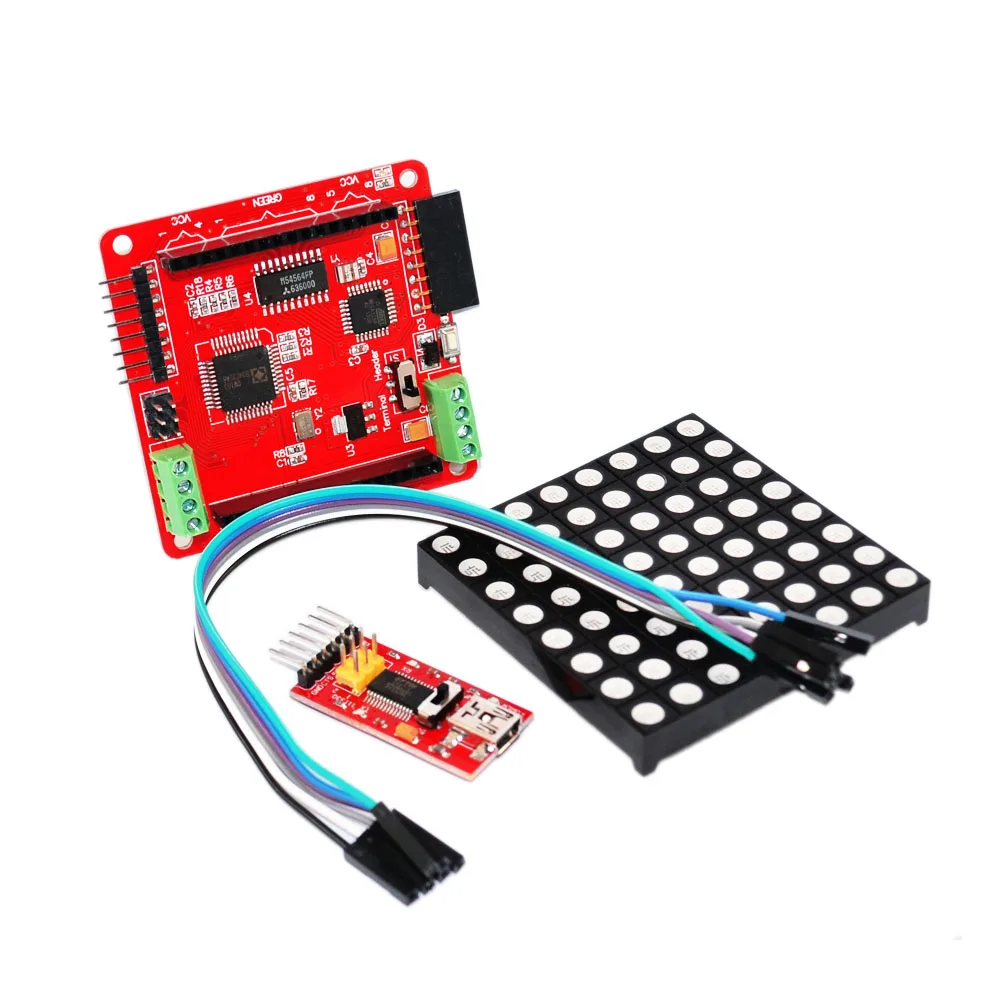 Free Shipping Full Color Rgb Kit For Arduino Programming Education 8 8 Led Dot Matrix Screen