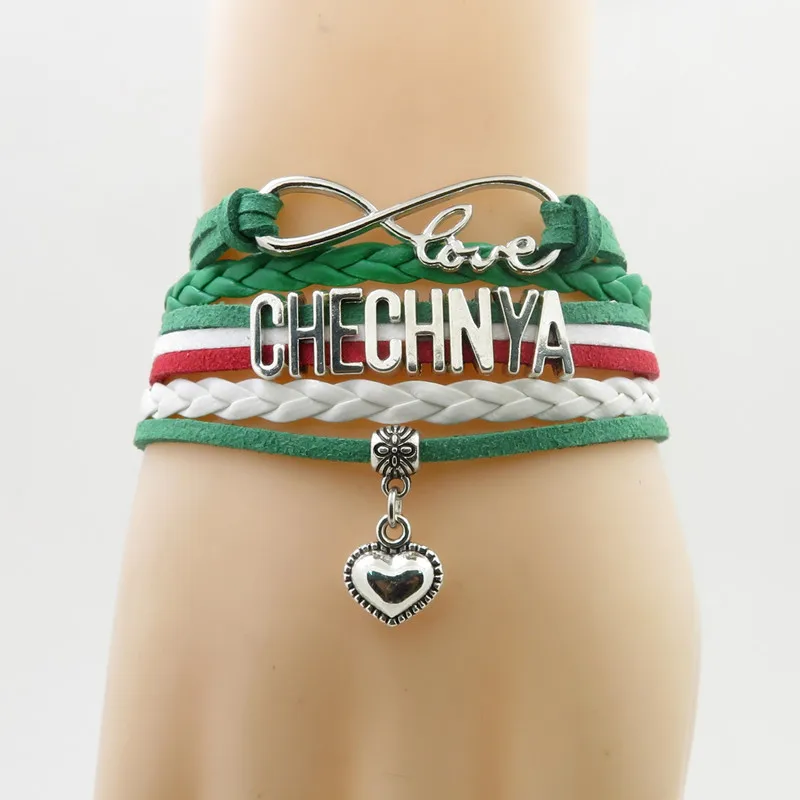 Love-Chechnya-Bracelet-Heart-Charm-Chechnya-Bracelets-For-Man-And-Woman ...