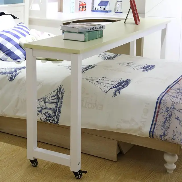 Simple moving across the bed table laptop computer table desk double ...