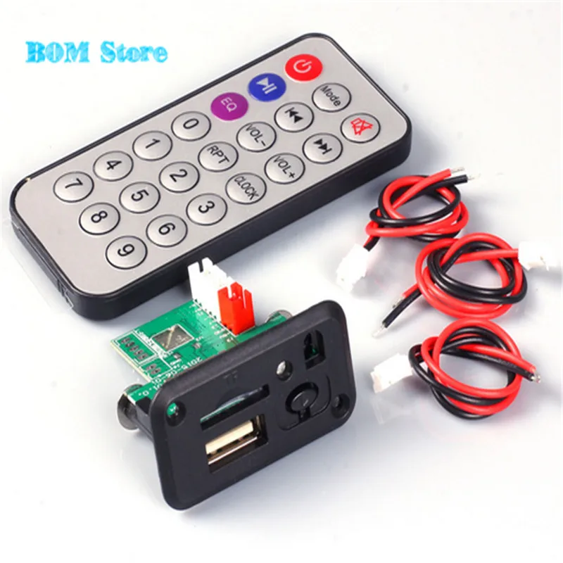 Mini 5V MP3 Decoder Board 3W*2 Decoding Module MP3 WAV U disk TF Card ...