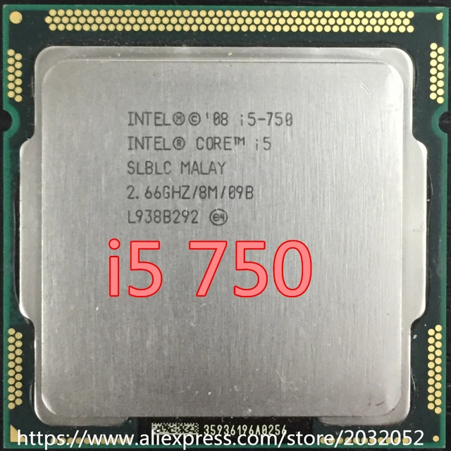 Aliexpress.com : Buy Original Intel Core i5 750 Processor (2.66GHz /8MB ...