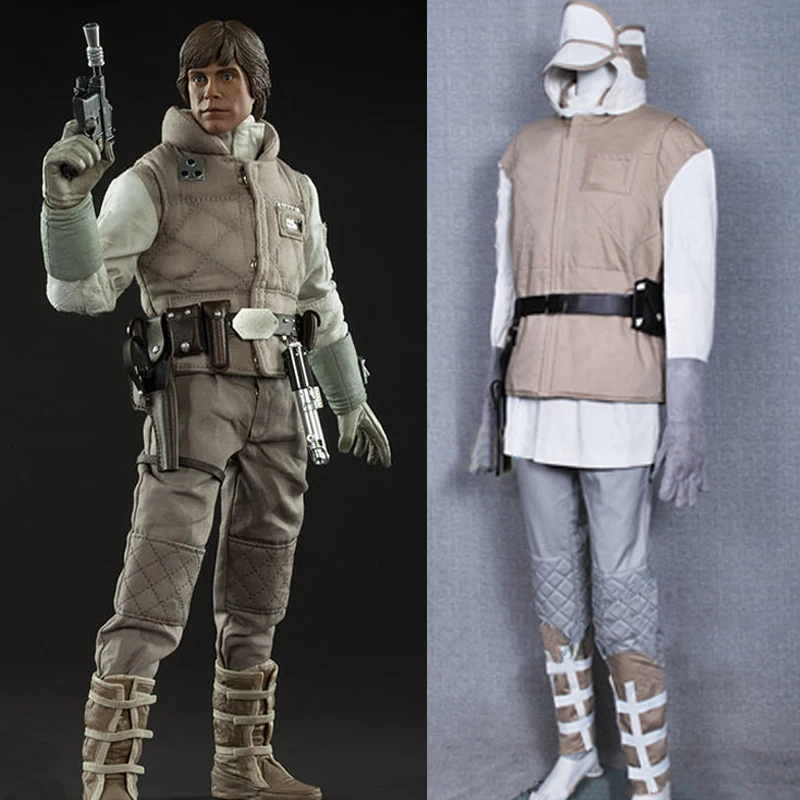 2017 Halloween party cosplay costumes Star Wars ESB Luke Hoth Rebel ...