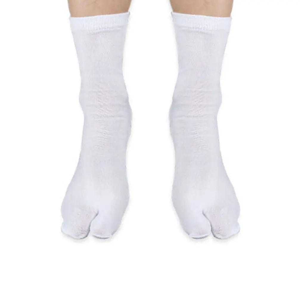 brace and support 1pair Men Women Tabi Socks Split Two Toes Socks ...