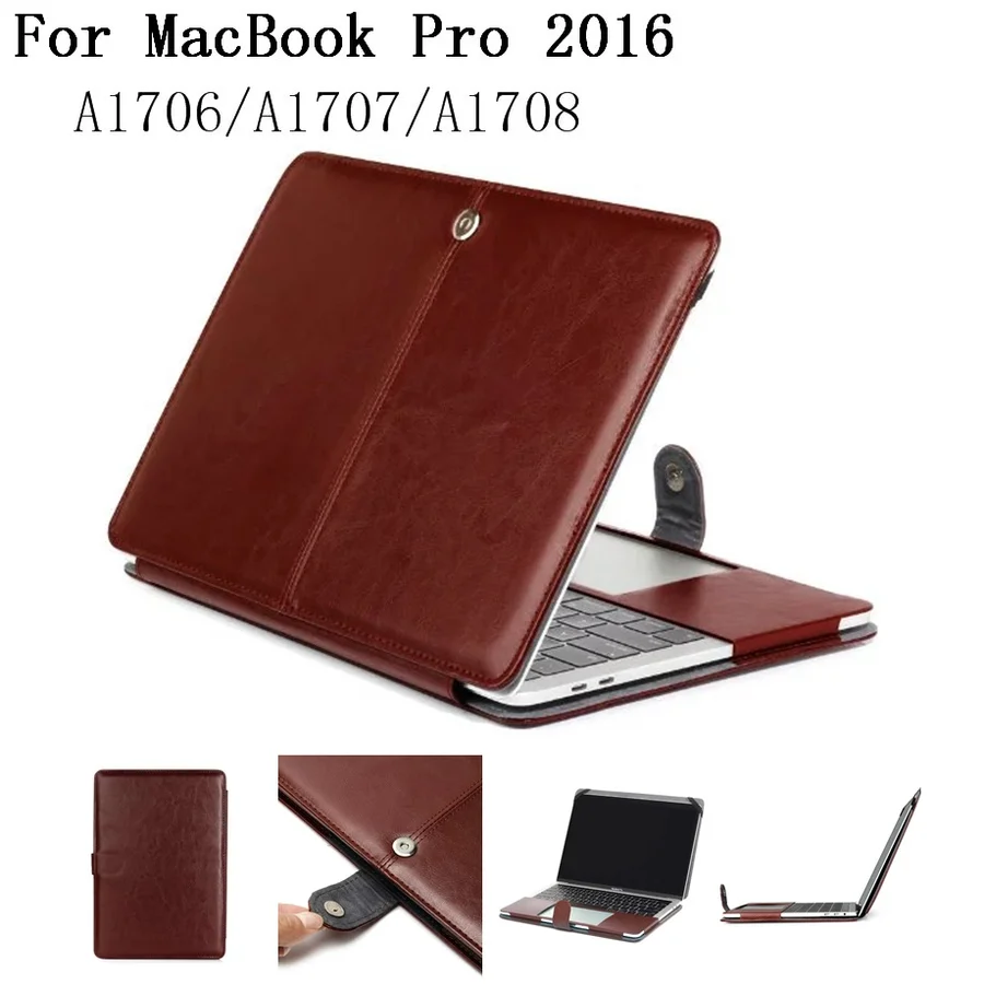 New PU leather shell case for 2016 Macbook Pro 13 15 Air 11.6 laptop ...