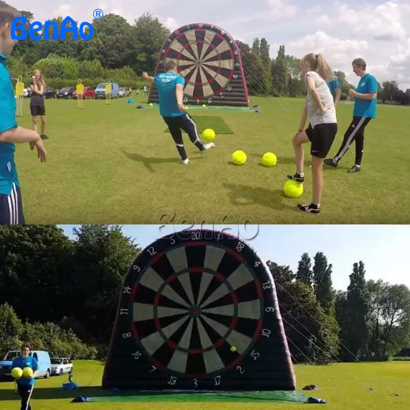 S164 inflatable football goal,inflatable football toss game,gonflable ...