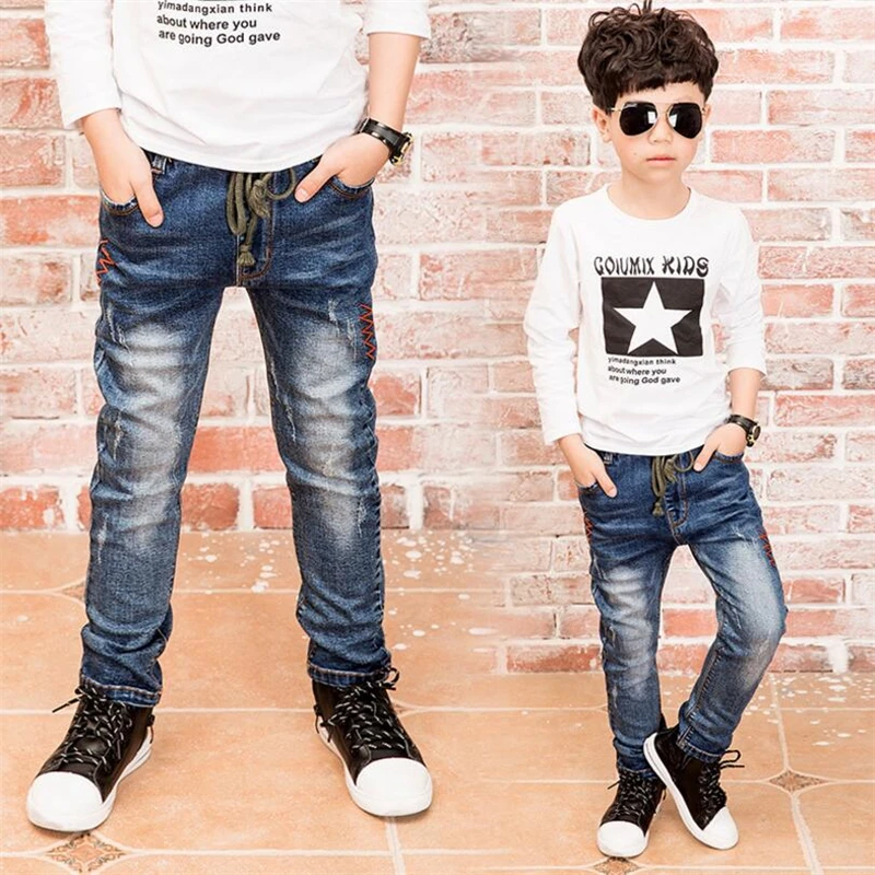 A New Year Children's jeans, boy Light color jeans, children spring boy ...