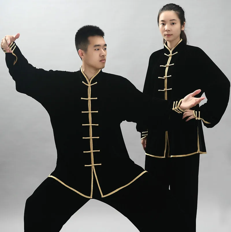 Velvet-Winter-Autumn-Kung-Fu-Uniform-Long-Sleeve-Wushu-Competition ...