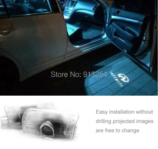 ECP Car LED Laser Logo Light Door Welcome Ghost Shadow Projector Lights ...