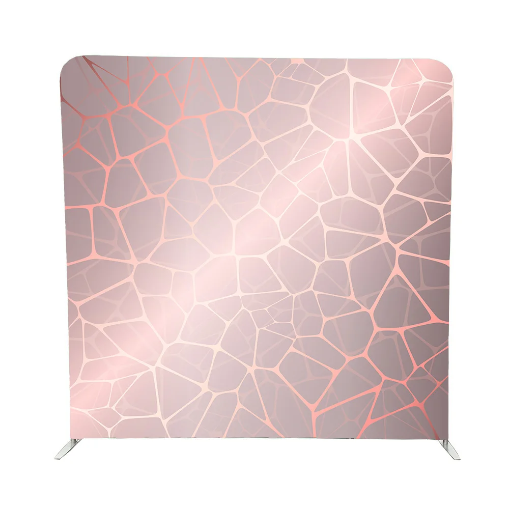 8ft/243cm/220cm rose gold metallic single print pillowcase background ...