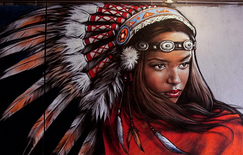 Native Indian Graffiti