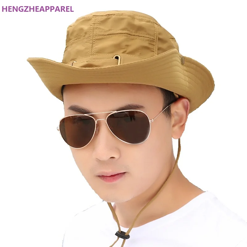 Men women Sun Hat Fashion Summer Beach Fisherman Hats Anti UV Sun ...