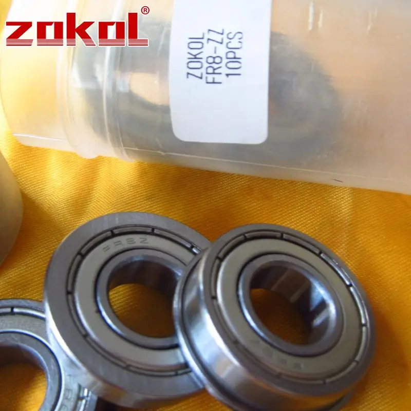 ZOKOL FR8 ZZ подшипник FR8ZZ фланцевый подшипник FR8-ZZ глубокий ...