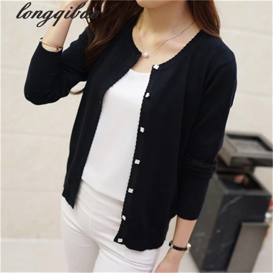 Autumn And Summer New Thin Section Sunscreen Knit Cardigan Sweater