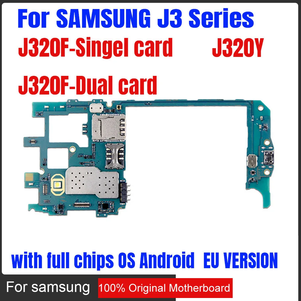 Original unlocked mainboard for Samsung Galaxy J3 J320F J320Y ...