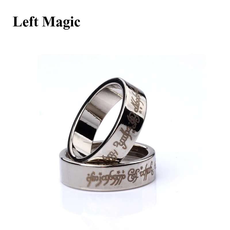 1 Pcs Strong Magnetic Magic Ring Magnet Ring Coin Magic Tricks Finger ...