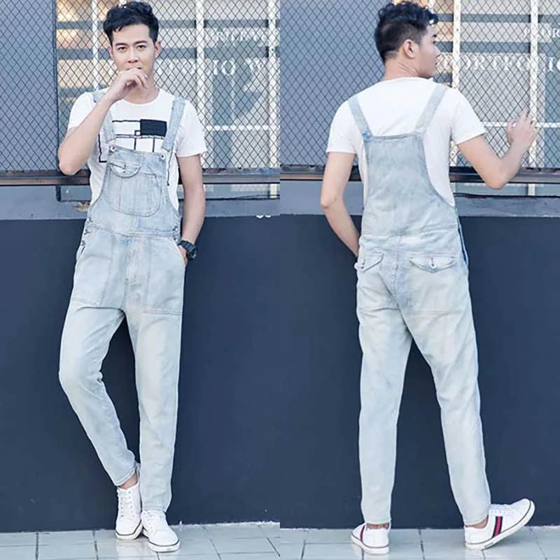 Denim Jumper Pants Men