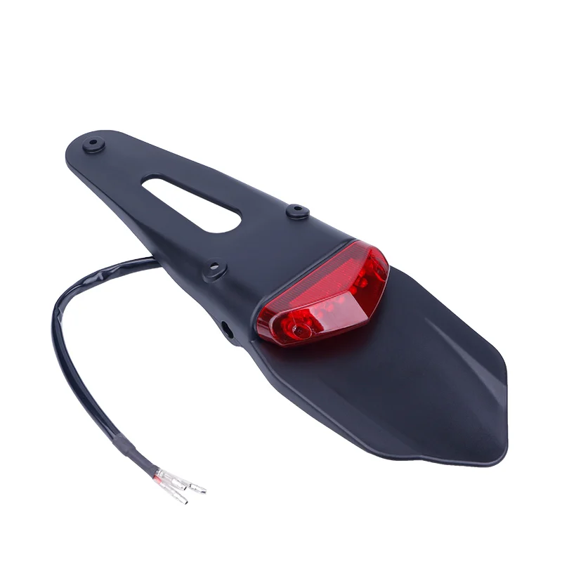 Para Kawasaki KLX450R KTM 400/450/525/530 Motocicleta LED Cauda Parar Luz Traseira Fender Enduro ...