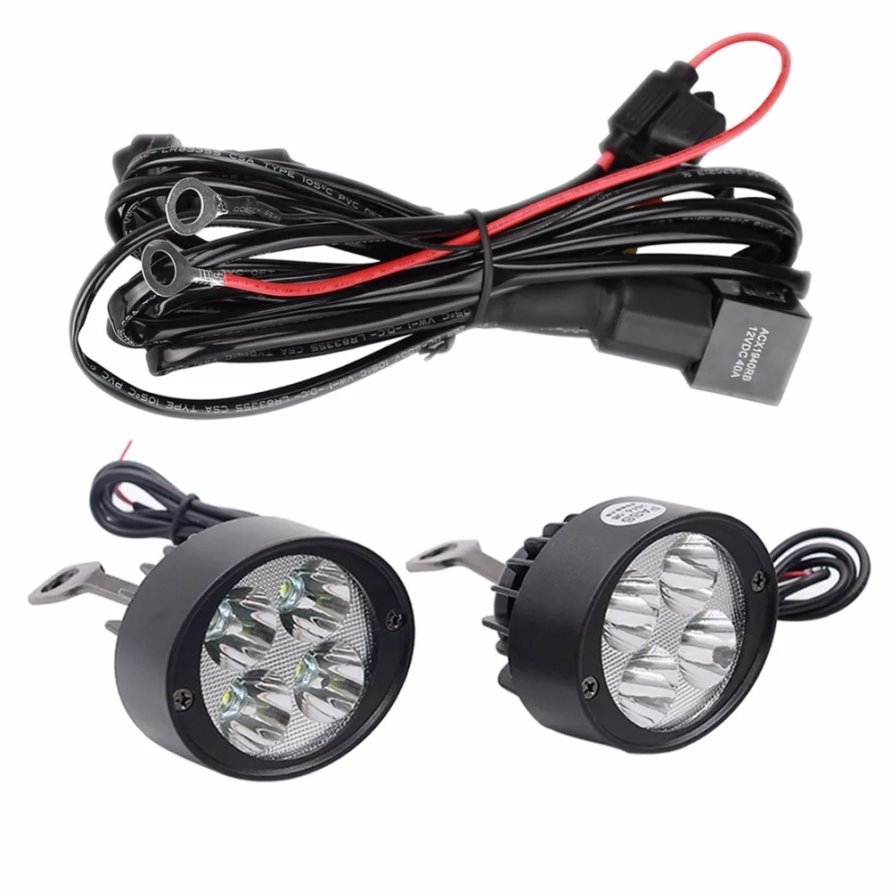 Suparee New Waterproof LED super bright headlight Fog Light headlamps ...