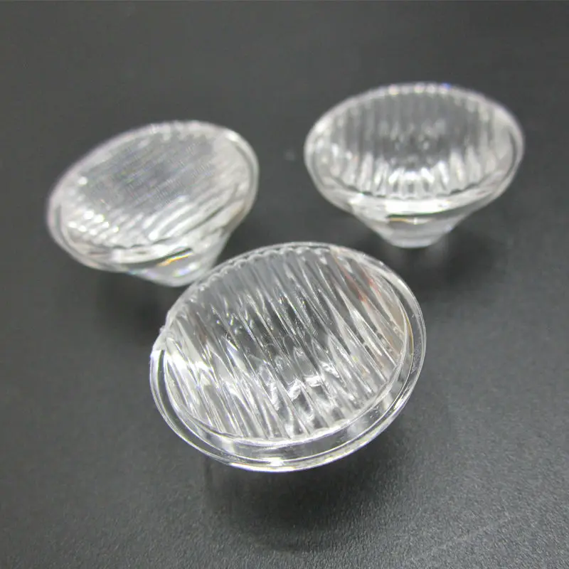 1W 3W 5W Stripe LED Lens 20mm diameter optical pmma high power ...