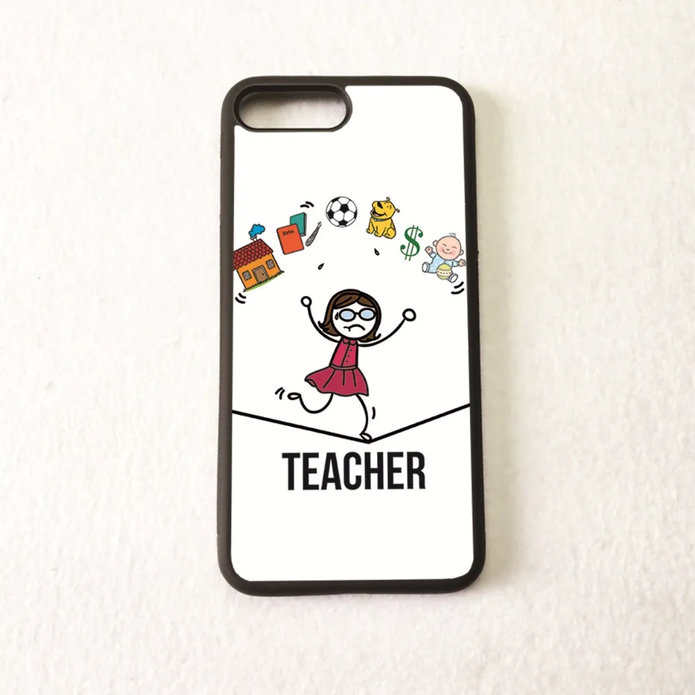 teacher soft silicone side mobile phone cases for iphone 11 pro max 5s ...