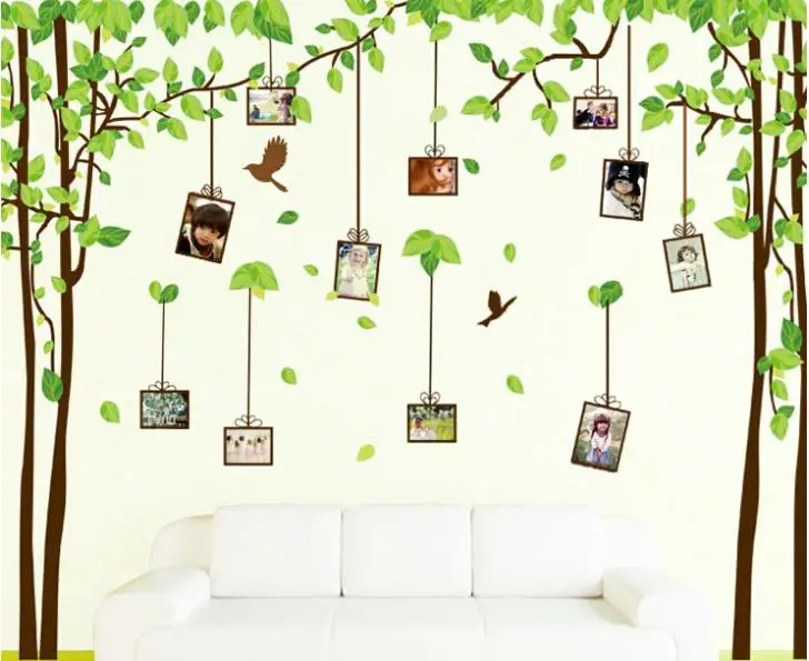 King size The memory trees Photo frame tree Poster stickers Living room ...