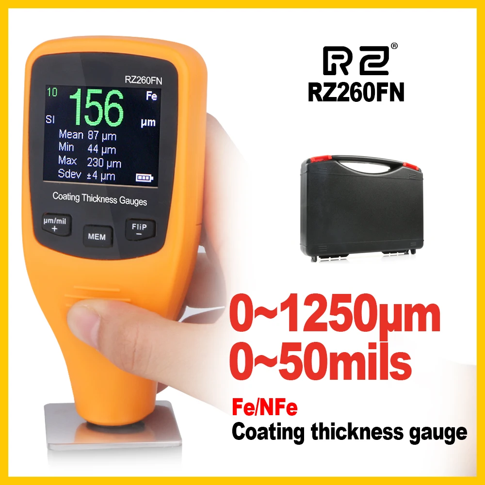Digital-Mini-Paint-Thickness-tester-Coating-thickness-gauge-Car-Body ...