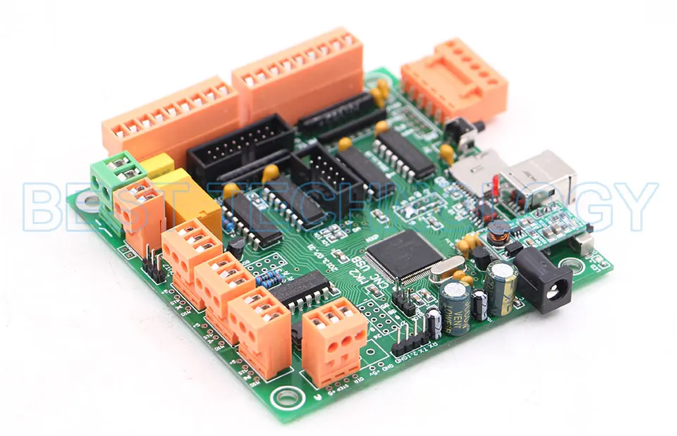 MK2 100Khz 4 axis controller board Instead of Mach3 4 axis interface ...
