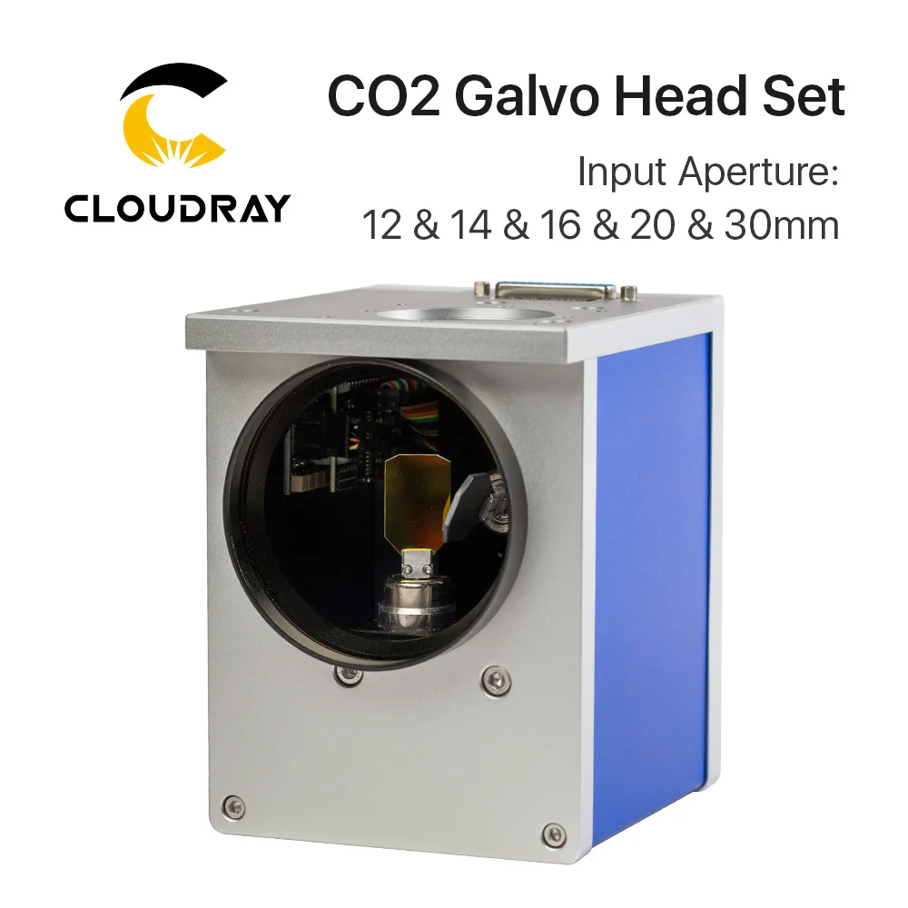 Cloudray CO2 Laser Scanning Galvo Head 10.6um Input Aperture 12mm 14mm ...