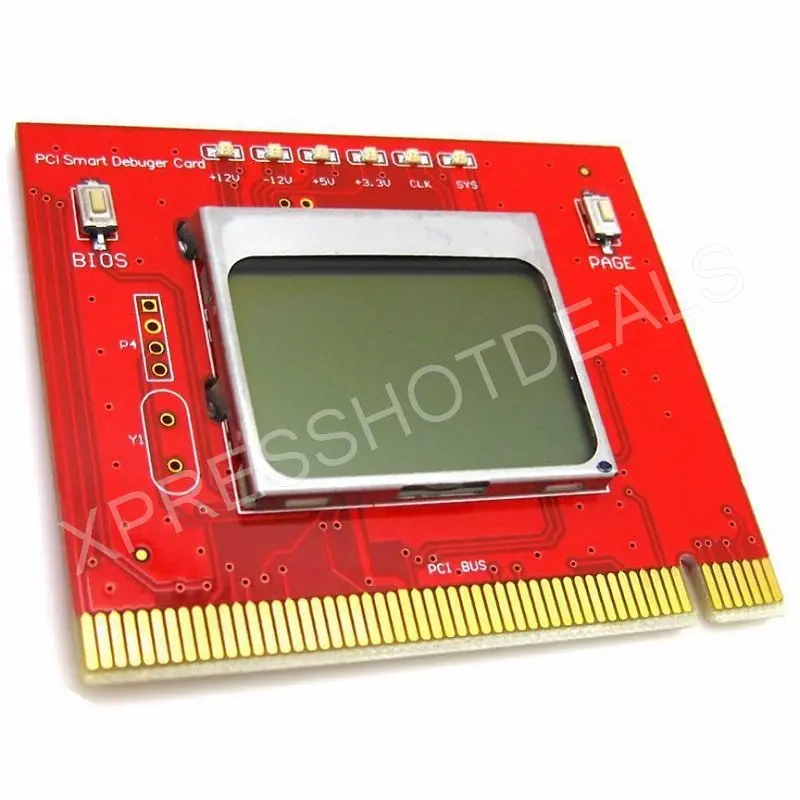 PCI Debug Card LCD Display Motherboard POST Tester Automatic Diagnostic ...