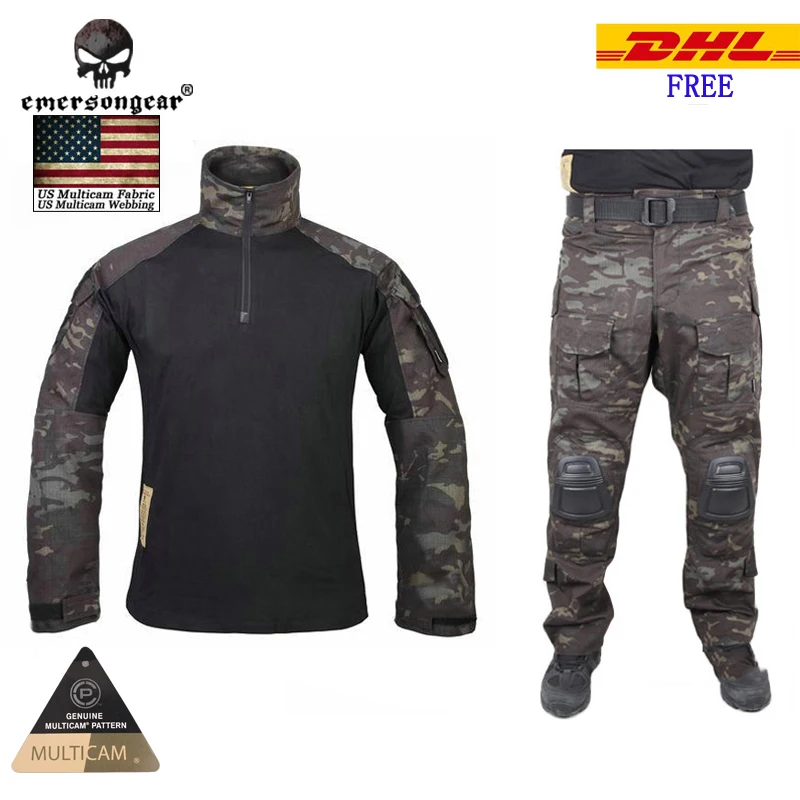 Emerson G3 Genuine Multicam Black Hunting Uniform airsoft combat ...