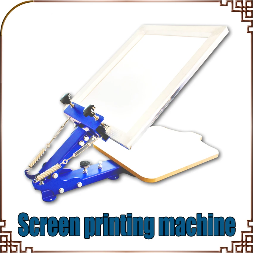 1PC Manua one color manual screen printing machine ltable board fixed ...