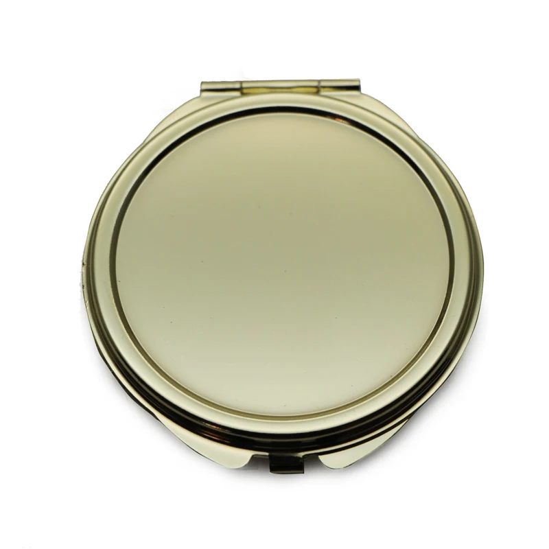 Round Gold Compact Makeup Mirror Pretty Compact Mirror Pretty Ladies ...