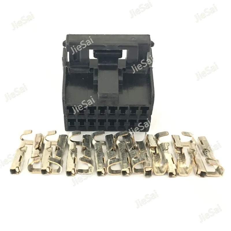 16 Pin 174046 2 Automotive Electrical Connector Amp Tyco Te For Benz ...