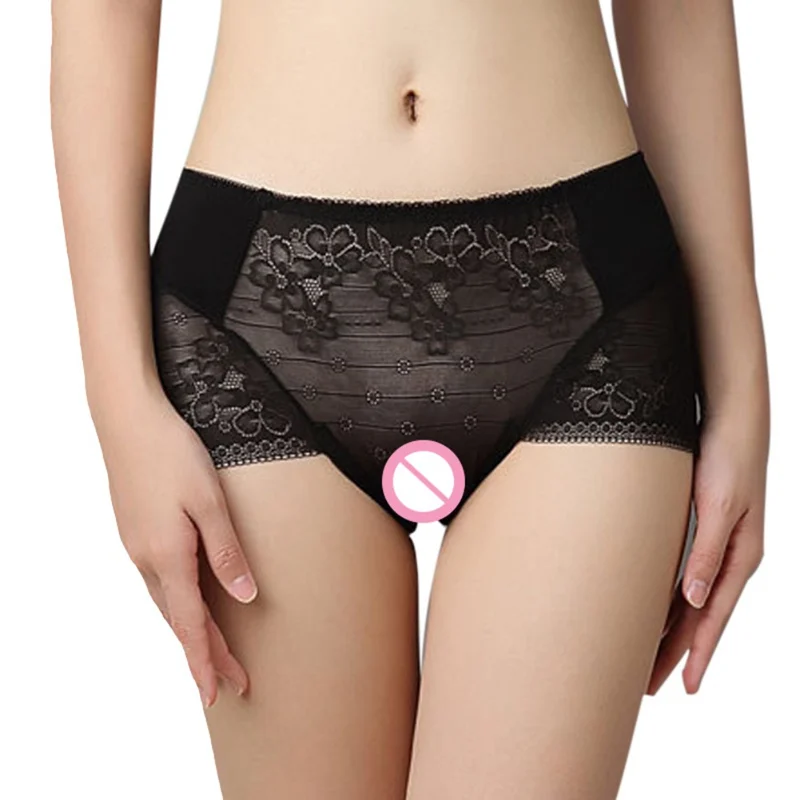 Sexy Lace High Waist Hips Breathable Underwear Panties Ladies Triangle