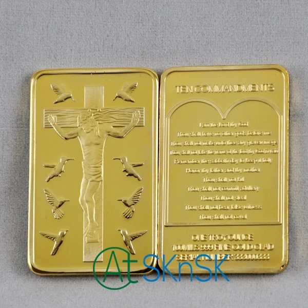 2pcs/lot Christ coins collectibles Jesus Christ Cross commemorative ...