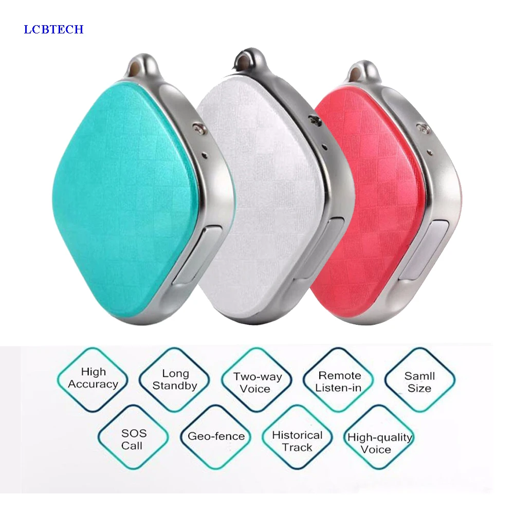 Mini rastreador gps para crianças, localizador para animais de ...