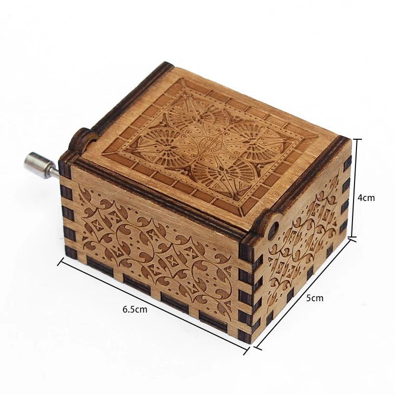 On Sale Antique Carved music box casket game of thrones Star Wars music ...